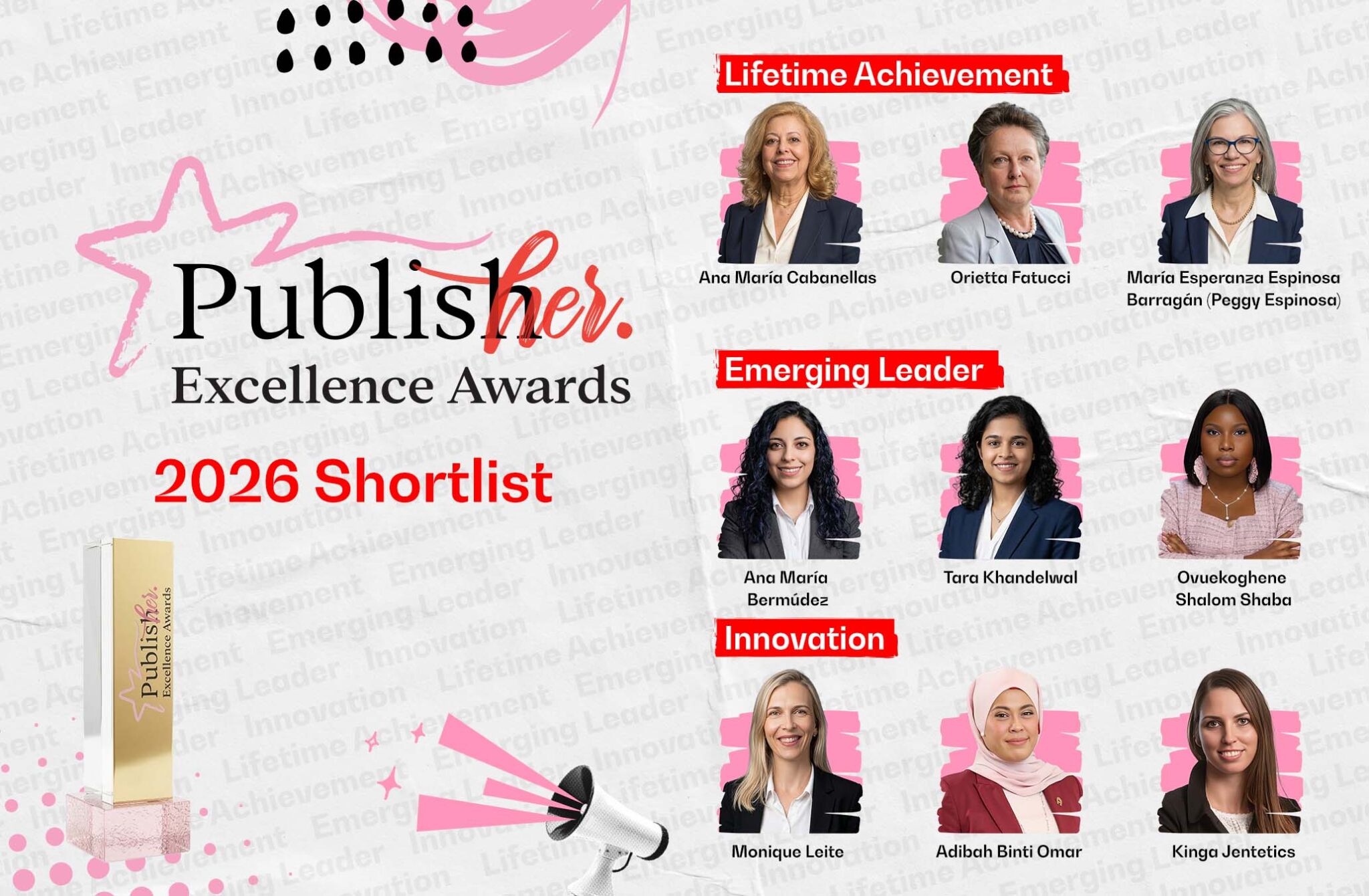 PublisHer reveals shortlisted nominees for the PublisHer Excellence ...